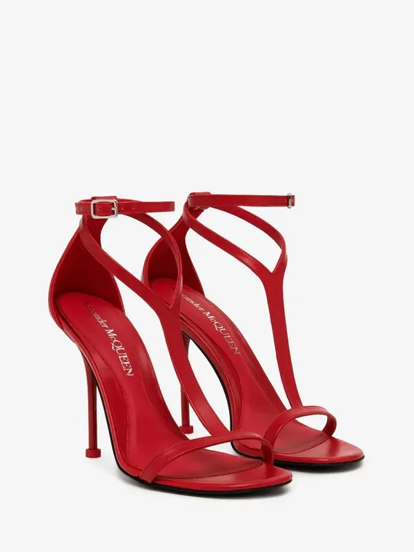 Alexander McQueen Harness Ankle Strap Sandals