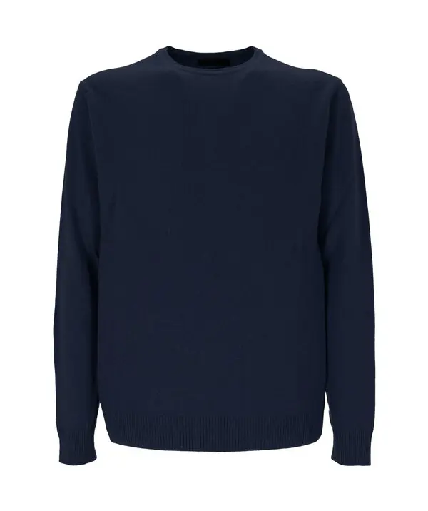 DANIELE FIESOLI Long-sleeved Knitted Pullover - Blue