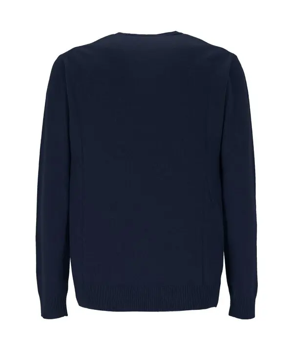 DANIELE FIESOLI Long-sleeved Knitted Pullover - Blue