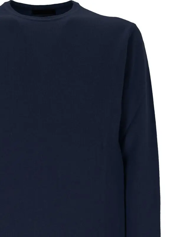 DANIELE FIESOLI Long-sleeved Knitted Pullover - Blue