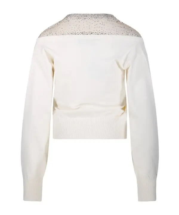 Giuseppe Di Morabito Embellished V-neck Sweater