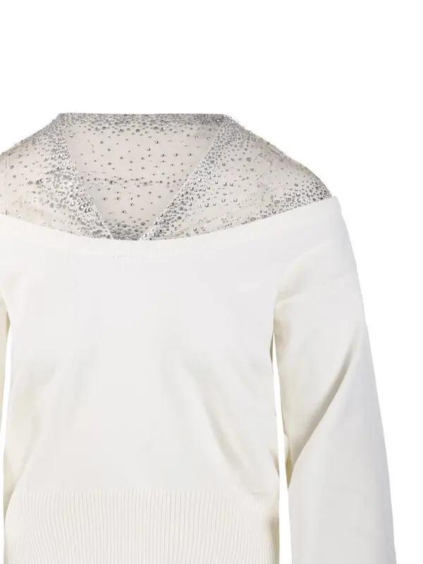 Giuseppe Di Morabito Embellished V-neck Sweater