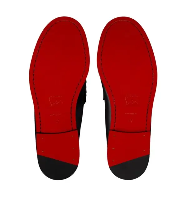 CHRISTIAN LOUBOUTIN Rochelle Loafers In Shiny Calf Leather With Tassel Detail