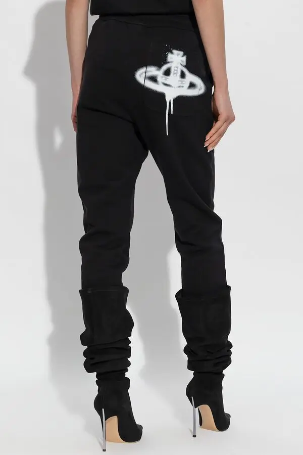 VIVIENNE WESTWOOD Logo-printed Drawstring Track Pants