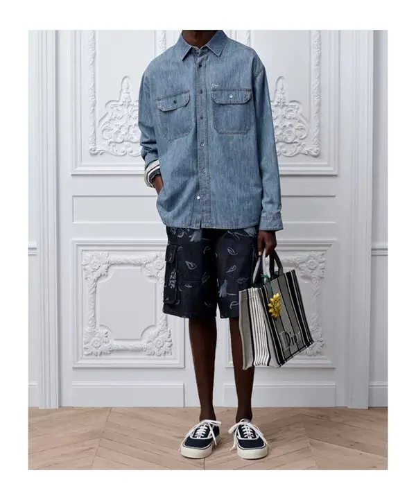 Dior Dioriviera Oblique Sun Stripes Overshirt