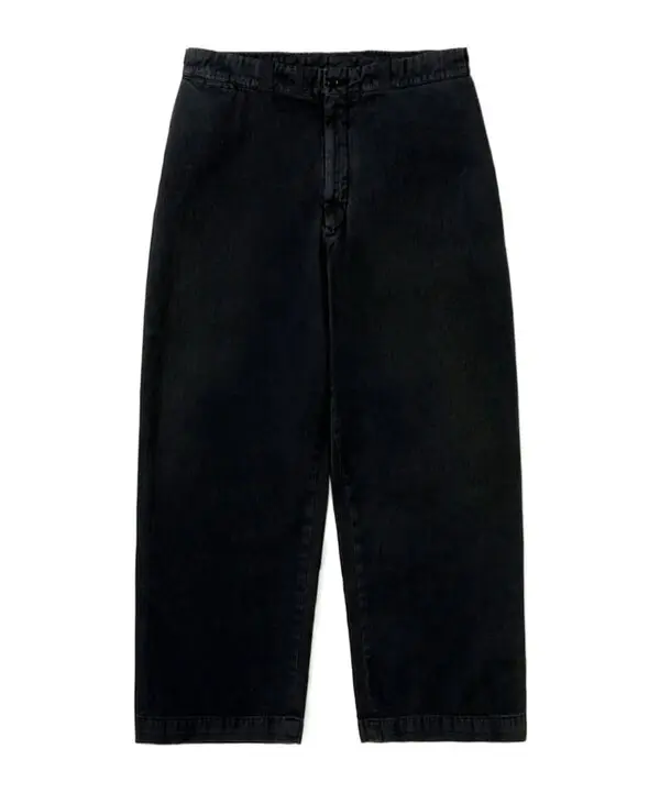 A.PRESSE Retro-style Type.4 Casual Pants - Black