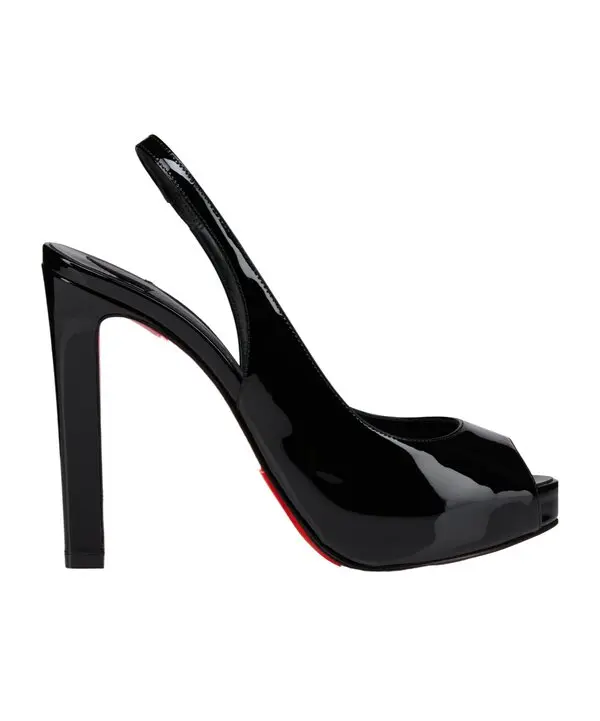 CHRISTIAN LOUBOUTIN Lady Fanny Sling Open-toe High Heels
