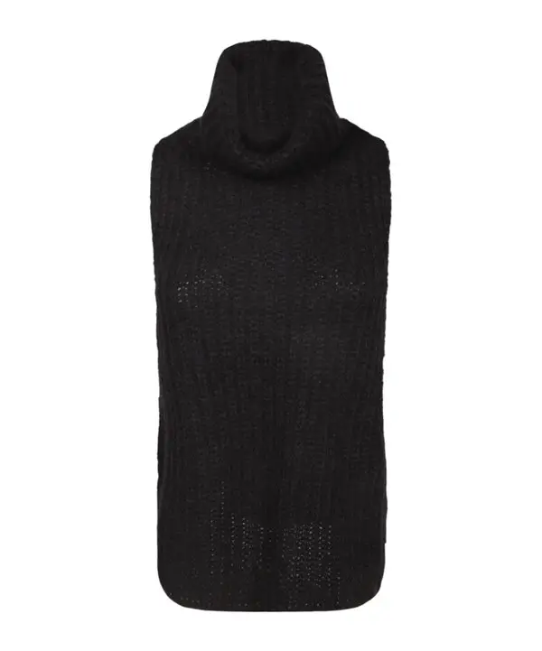 Herno Sleeveless Turtleneck Sweater - Black