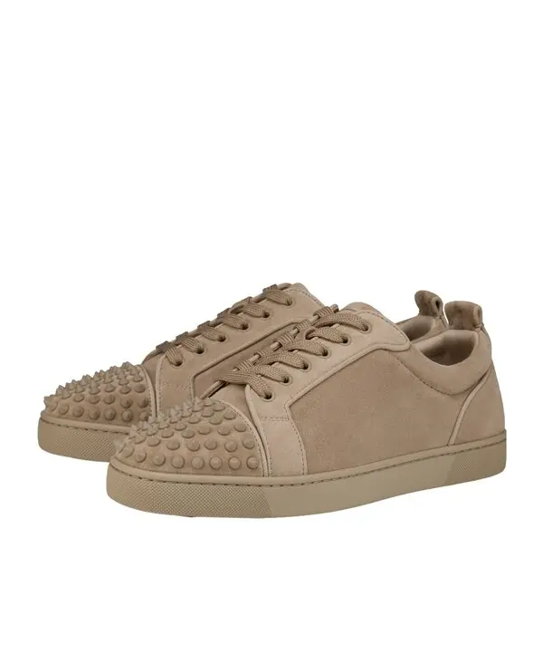 CHRISTIAN LOUBOUTIN Louis Jr Spikes Canopy Orlato Flat Veau