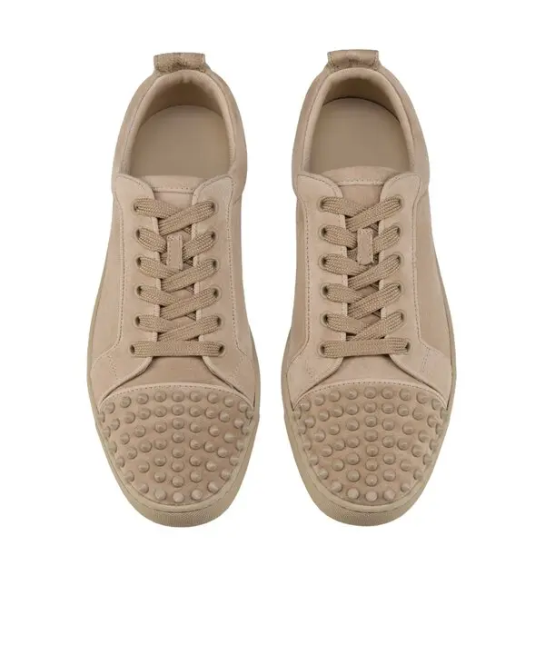 CHRISTIAN LOUBOUTIN Louis Jr Spikes Canopy Orlato Flat Veau