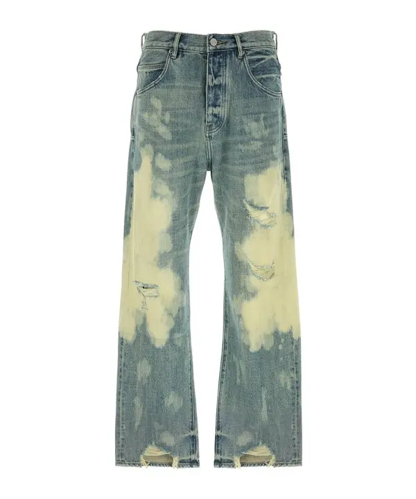 PURPLE BRAND Belt-loop Jeans - Mid-indigo