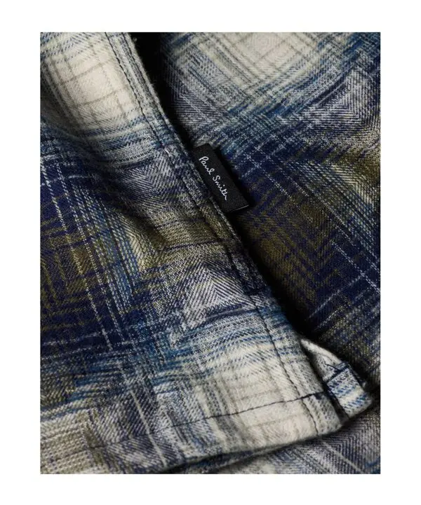 Paul Smith Cotton Jacquard Check Overshirt