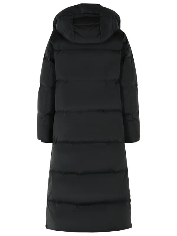 Woolrich Quilted Hooded Coat - Black