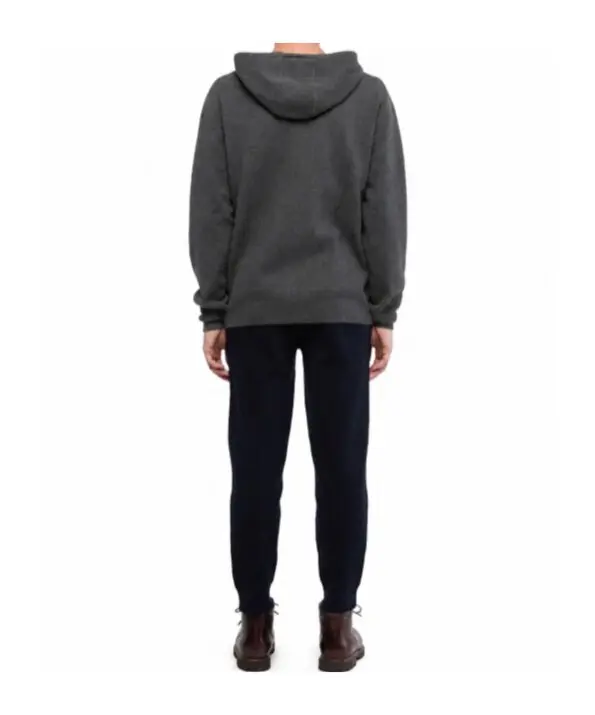 Aspesi Zip-up Knitted Hoodie With Integrated Hood