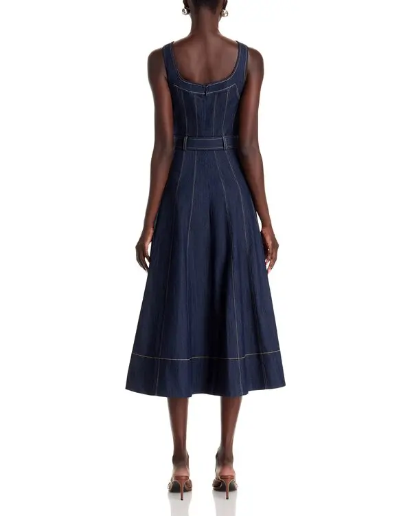 Cinq À Sept Cambree Belted Midi Dress