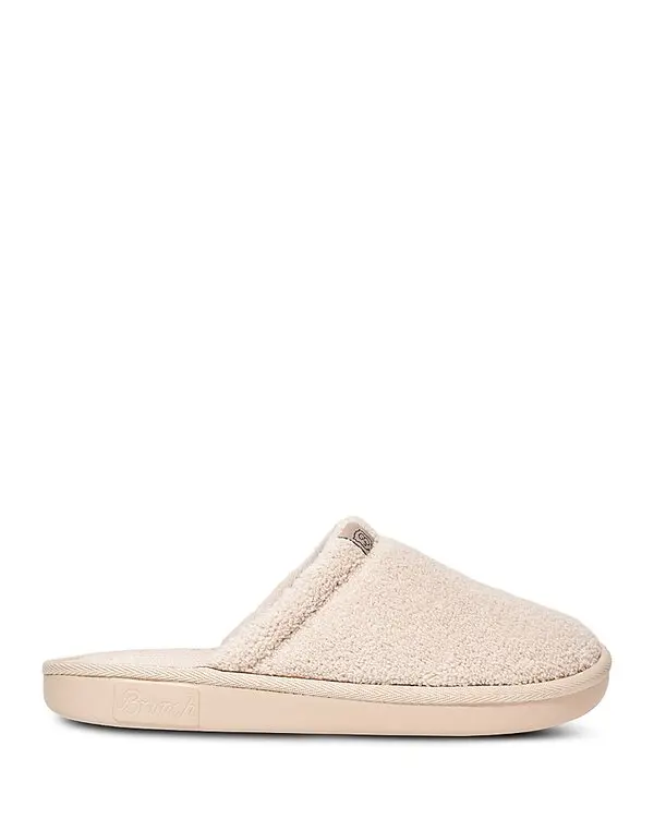 BRUNCH Essential Plush Terry Slippers - Beige