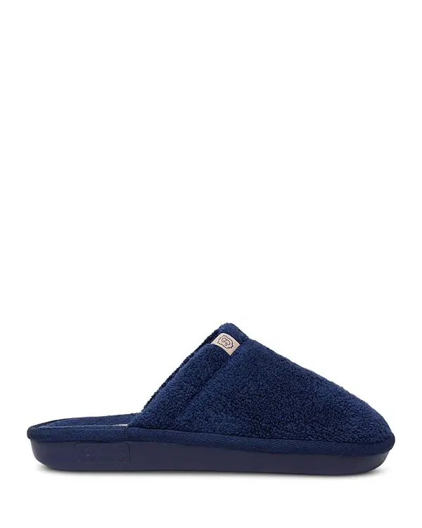BRUNCH Essential Plush Terry Slippers - Navy