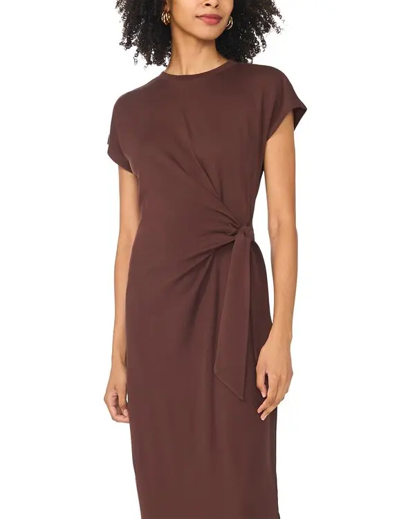 Vince Camuto Dolman Sleeve Tie Waist Maxi Dress
