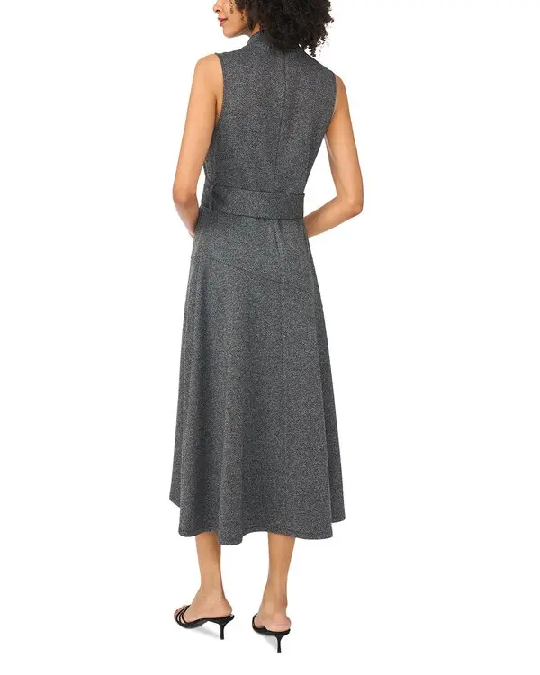 Vince Camuto High Neck Sleeveless Midi Dress