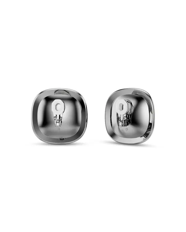 SWAROVSKI Una Crystal Cushion Halo Stud Earrings