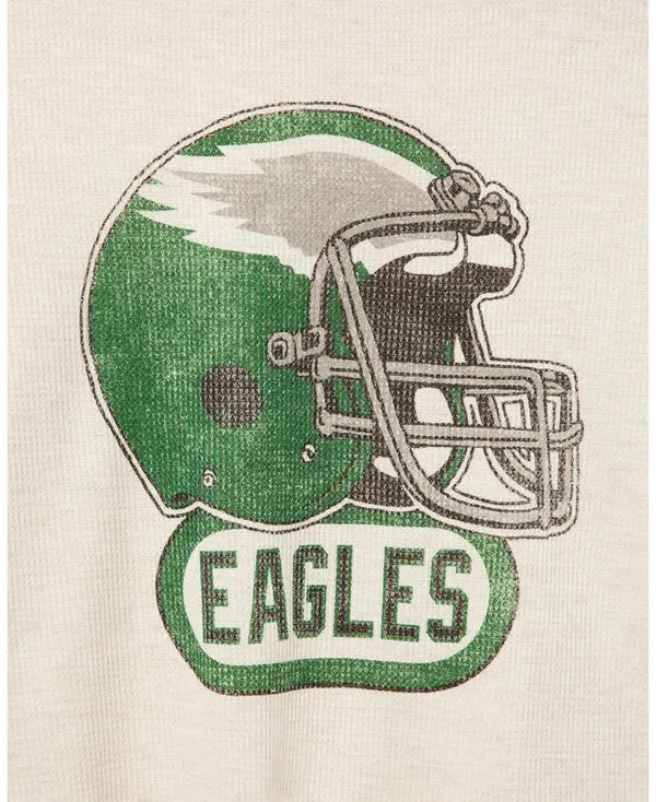 Junk Food Clothing Philadelphia Eagles Helmet Crop Thermal