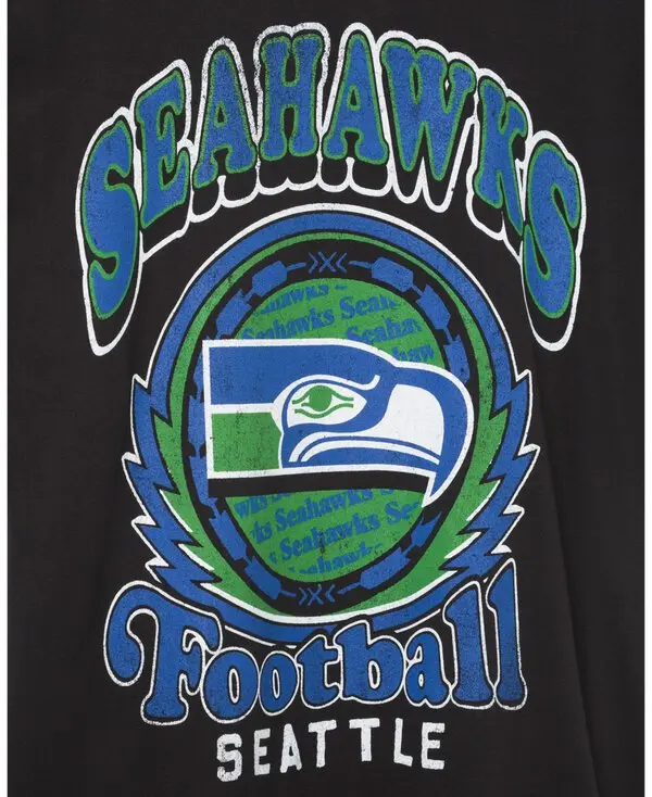 Junk Food Clothing Junk Food Seattle Seahawks Graphic Oversized T-shirt