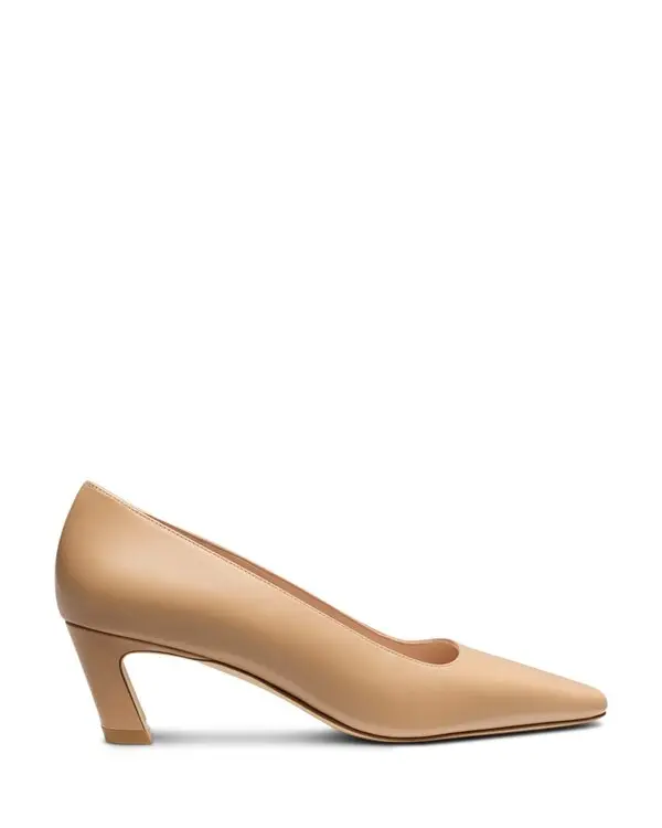 STUART WEITZMAN Stassi 50 Leather Pumps