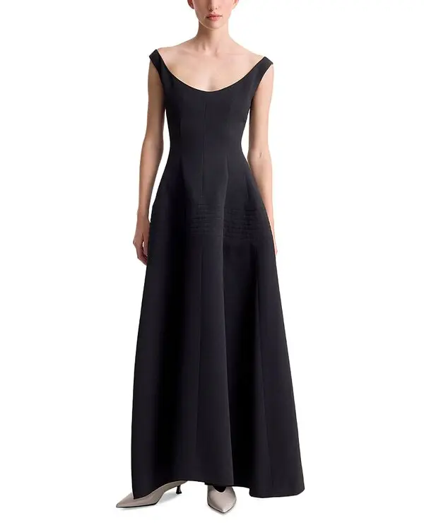 FFORME Alodia Flared Dress - Black