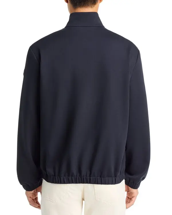 Moncler Cotton Blend Zip Cardigan Jacket