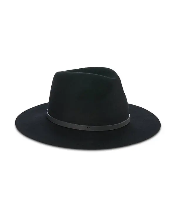 Rag & Bone Dakota Felted Wool Fedora - Black