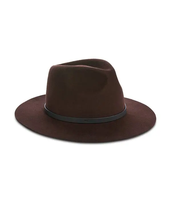 Rag & Bone Dakota Felted Wool Fedora - Espresso