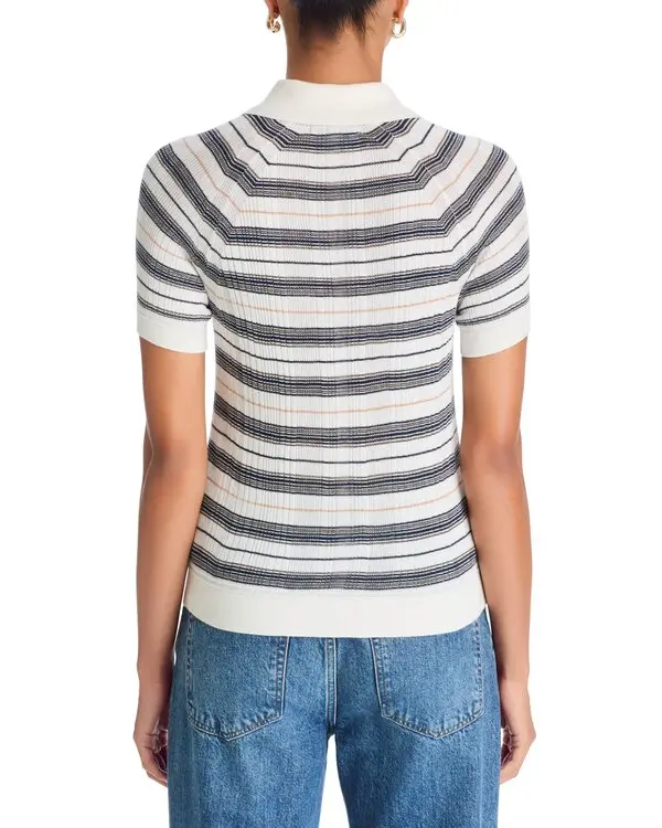 Rag & Bone Teresa Knit Polo Top
