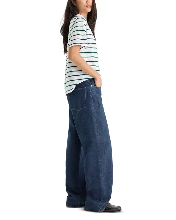 Good American High Rise Wide Leg Jeans - Indigo