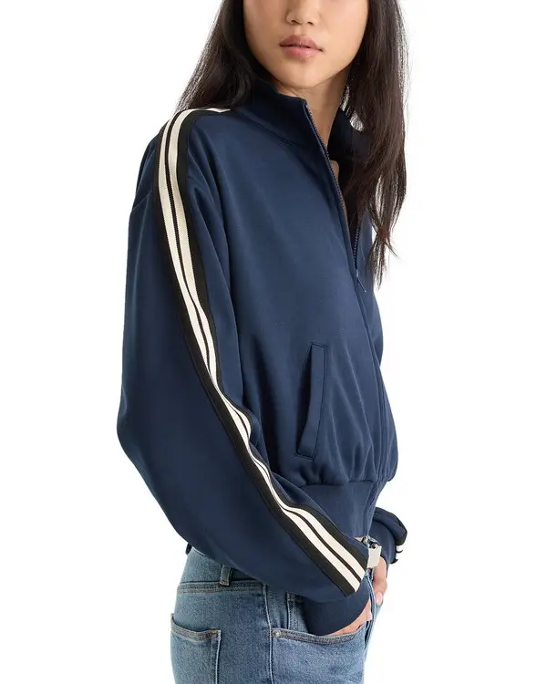 Good American The Track Stripe Jacket