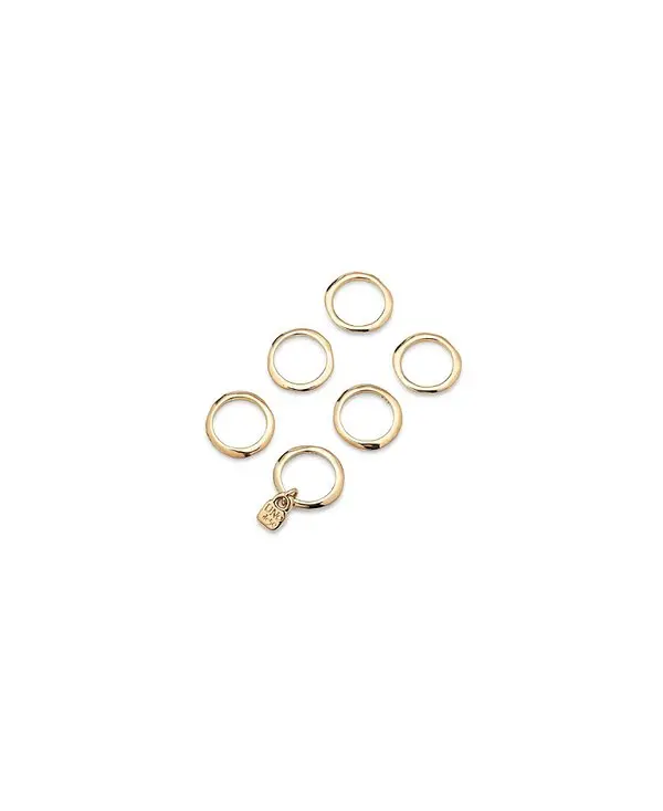 UNODE50 Sterling Plated Multi-ring - Gold