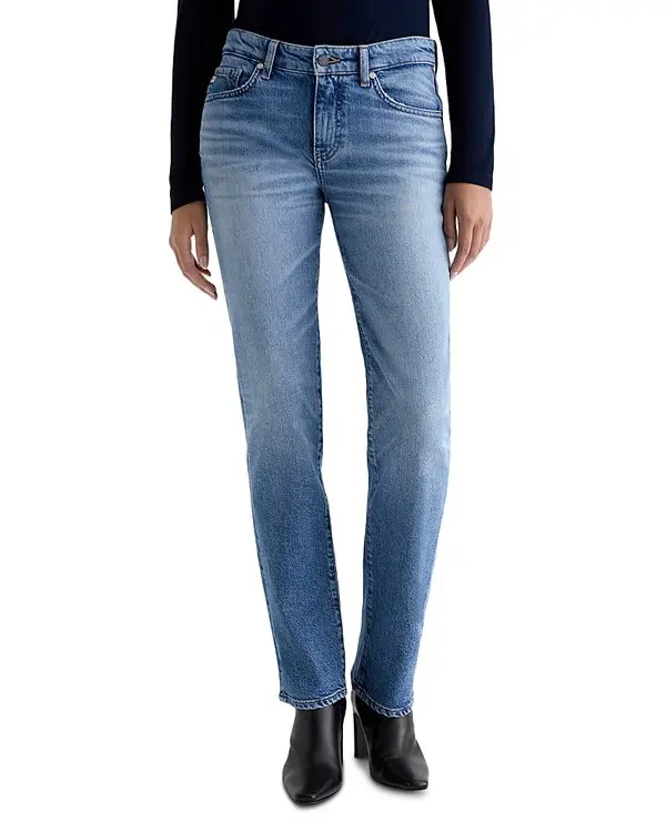 Ag Sandra Mid Rise Straight Jeans - Years Duet