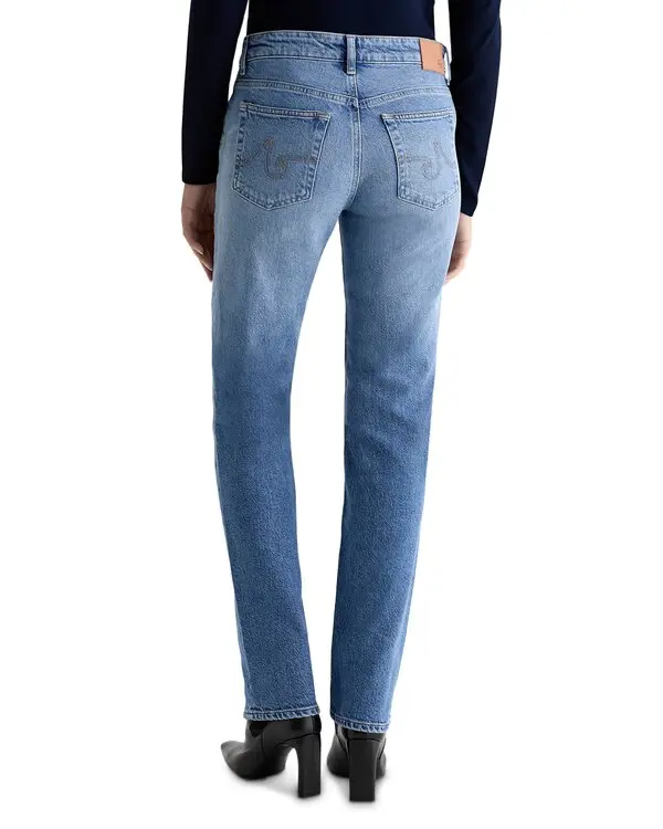 Ag Sandra Mid Rise Straight Jeans