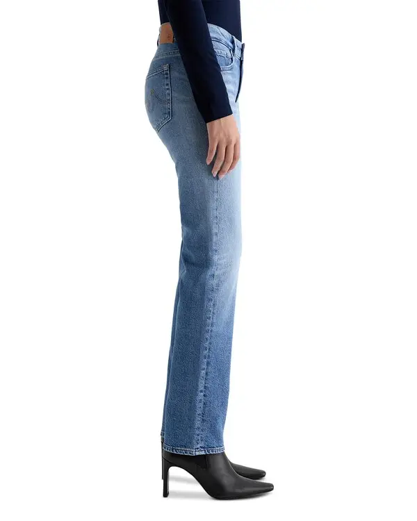 Ag Sandra Mid Rise Straight Jeans
