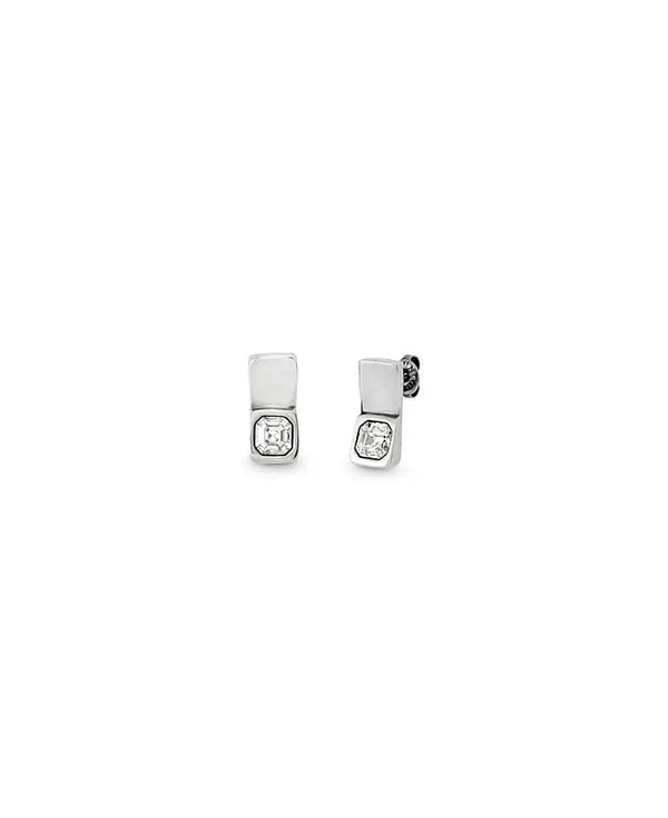 UNODE50 Sterling Plated Earrings - Silver