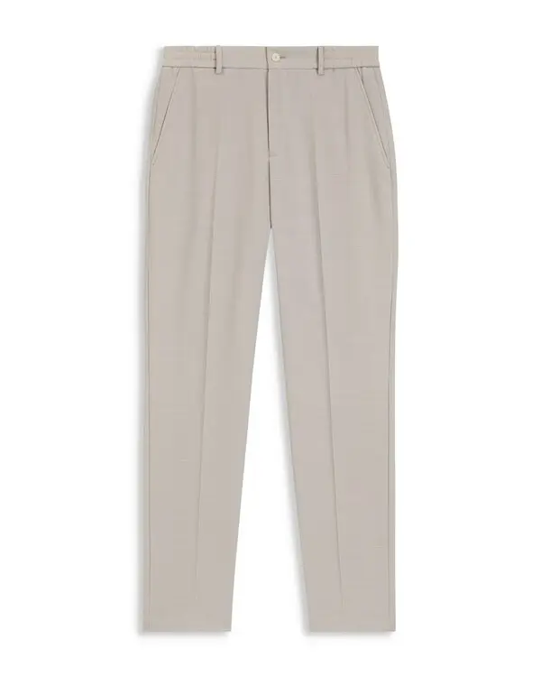 BOSS Perin Wool Tapered Fit Pants - Light Beige