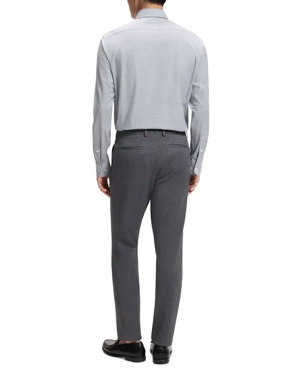 BOSS Genius Slim Fit Textured Pants - Open Blue