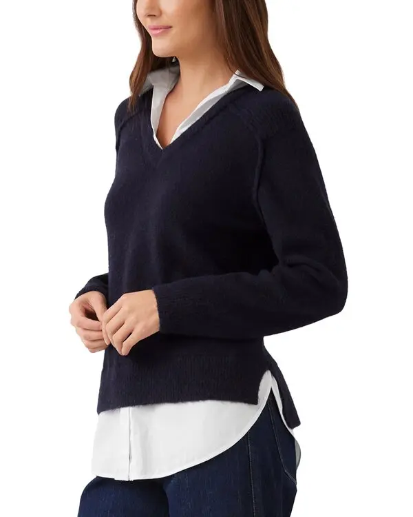 Karen Kane Layered Look Relaxed Sweater