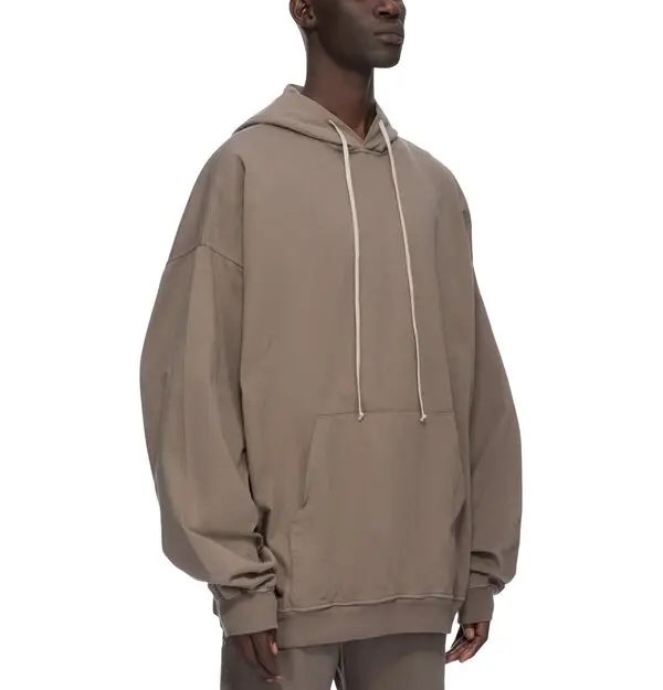 Rick Owens Hun Cotton Hoodie