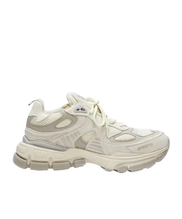Axel Arigato Sphere Panelled Lace-up Trainers - Nude