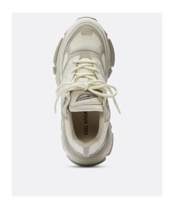 Axel Arigato Sphere Panelled Lace-up Trainers - Nude