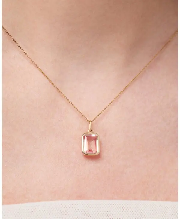 ANA LUISA Solid Yellow Gold Spritz Necklace