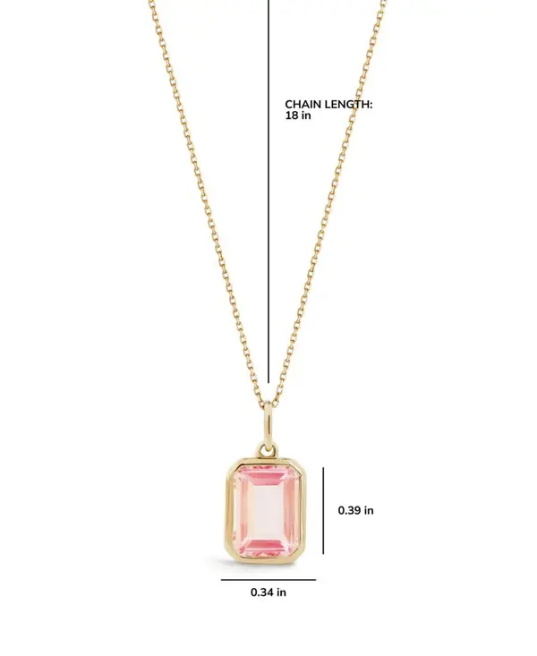 ANA LUISA Solid Yellow Gold Spritz Necklace