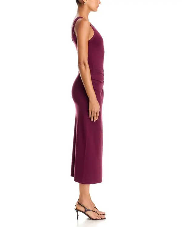 Simkhai Genne Draped Knit Midi Dress - Fig