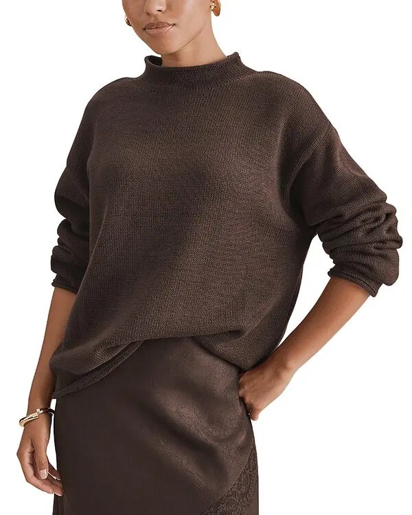 Splendid Elsie Roll Neck Sweater - Java
