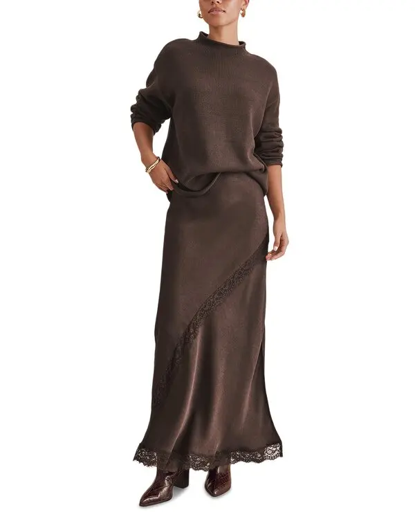Splendid Elsie Roll Neck Sweater - Java